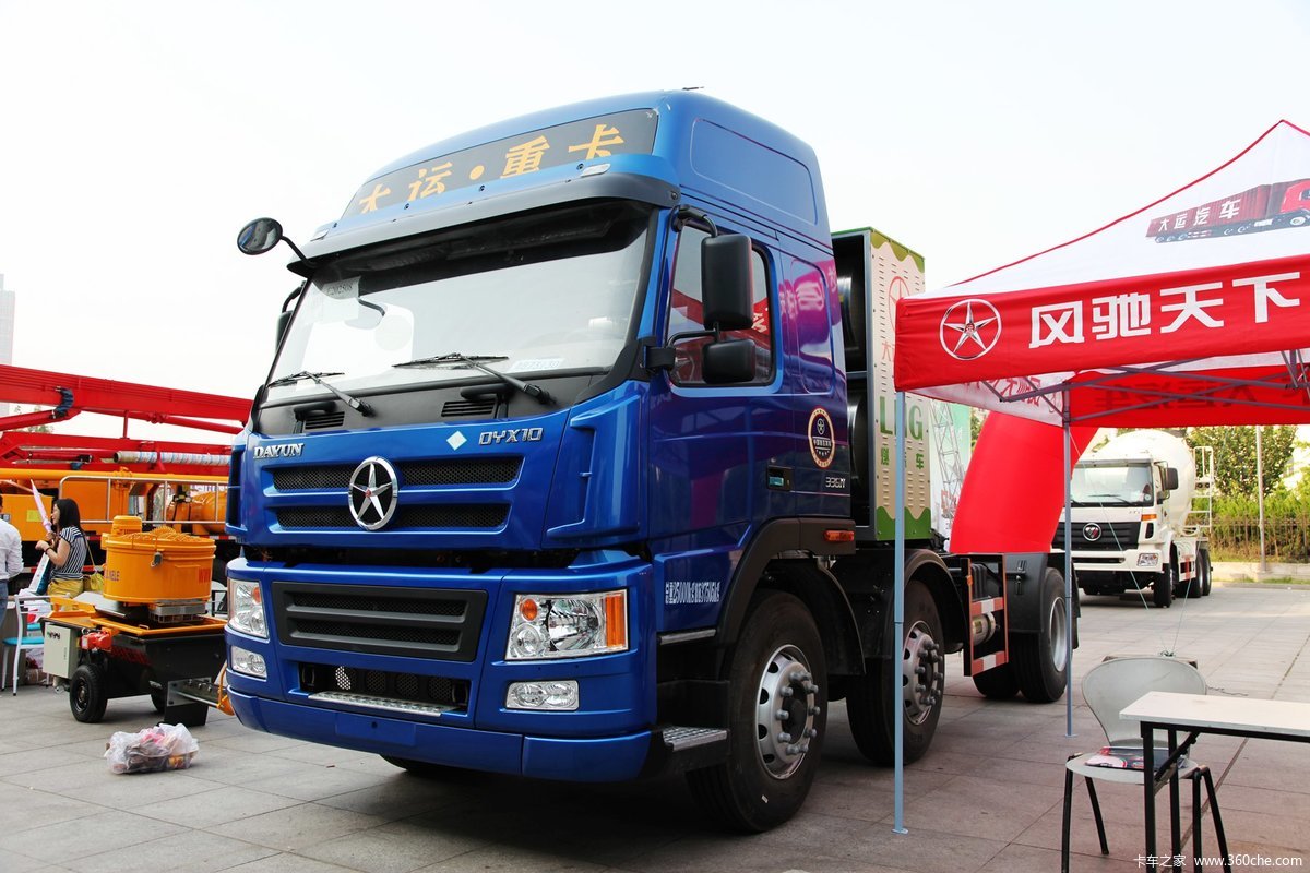 【图】大运 N8系列重卡 336 6X2 LNG牵引车_实拍图片_184007_卡车之家