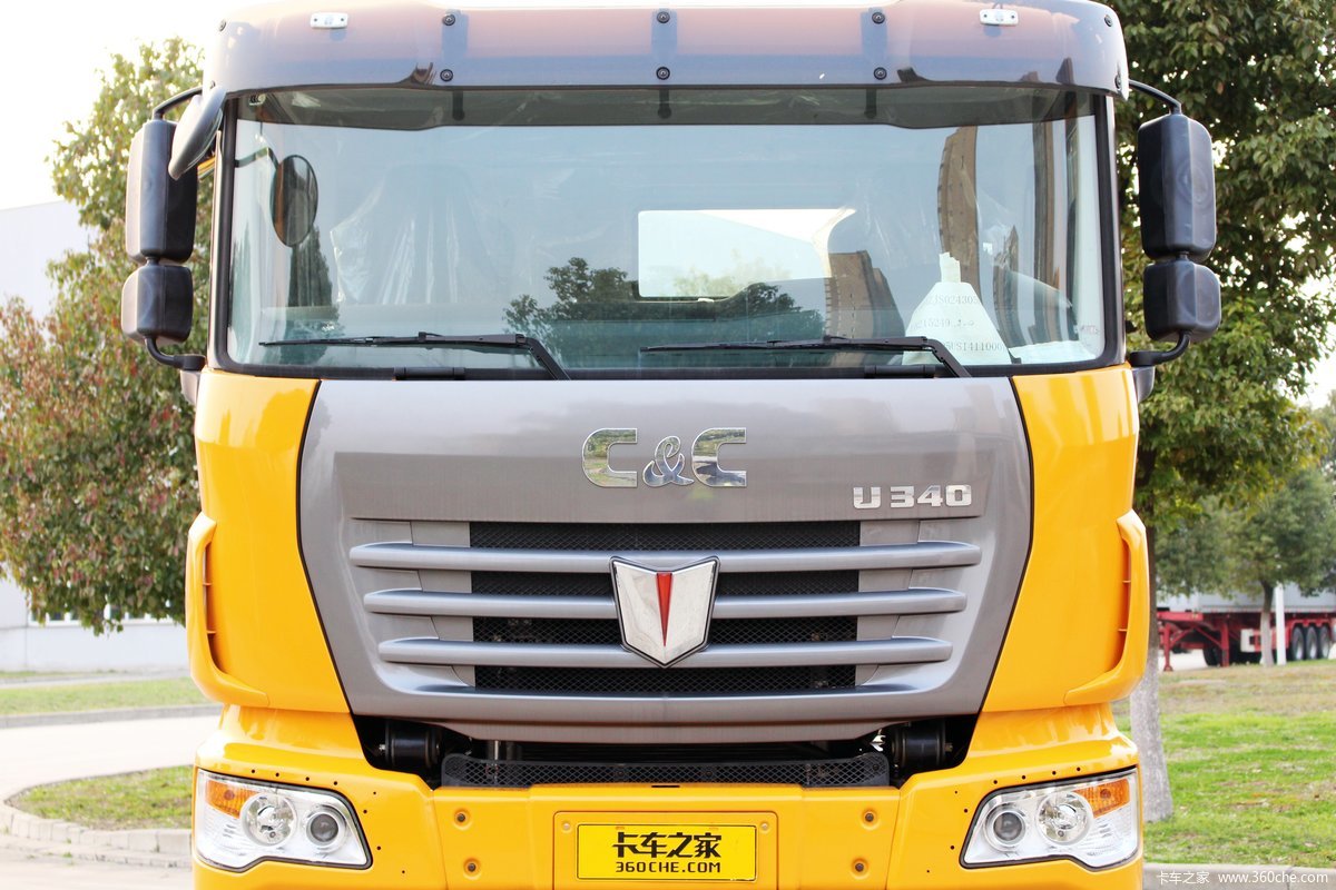 【图】联合卡车U340 340马力 6X4 5.8米自卸车(富华轮边减速桥)(SQR3251D6T4-2)_实拍图片_380937_卡车之家