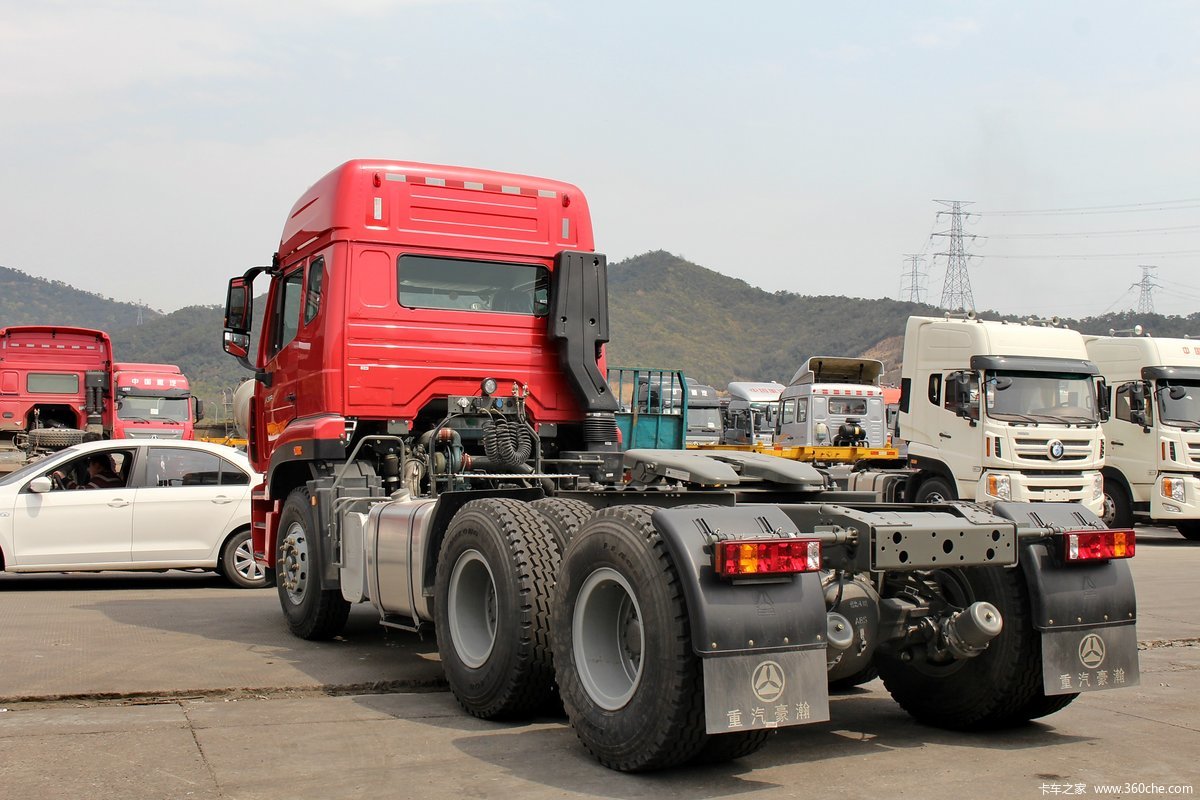 【图】中国重汽 豪瀚J7B重卡 380马力 6X4牵引车(ZZ4255N3246D1)_实拍图片_387747_卡车之家