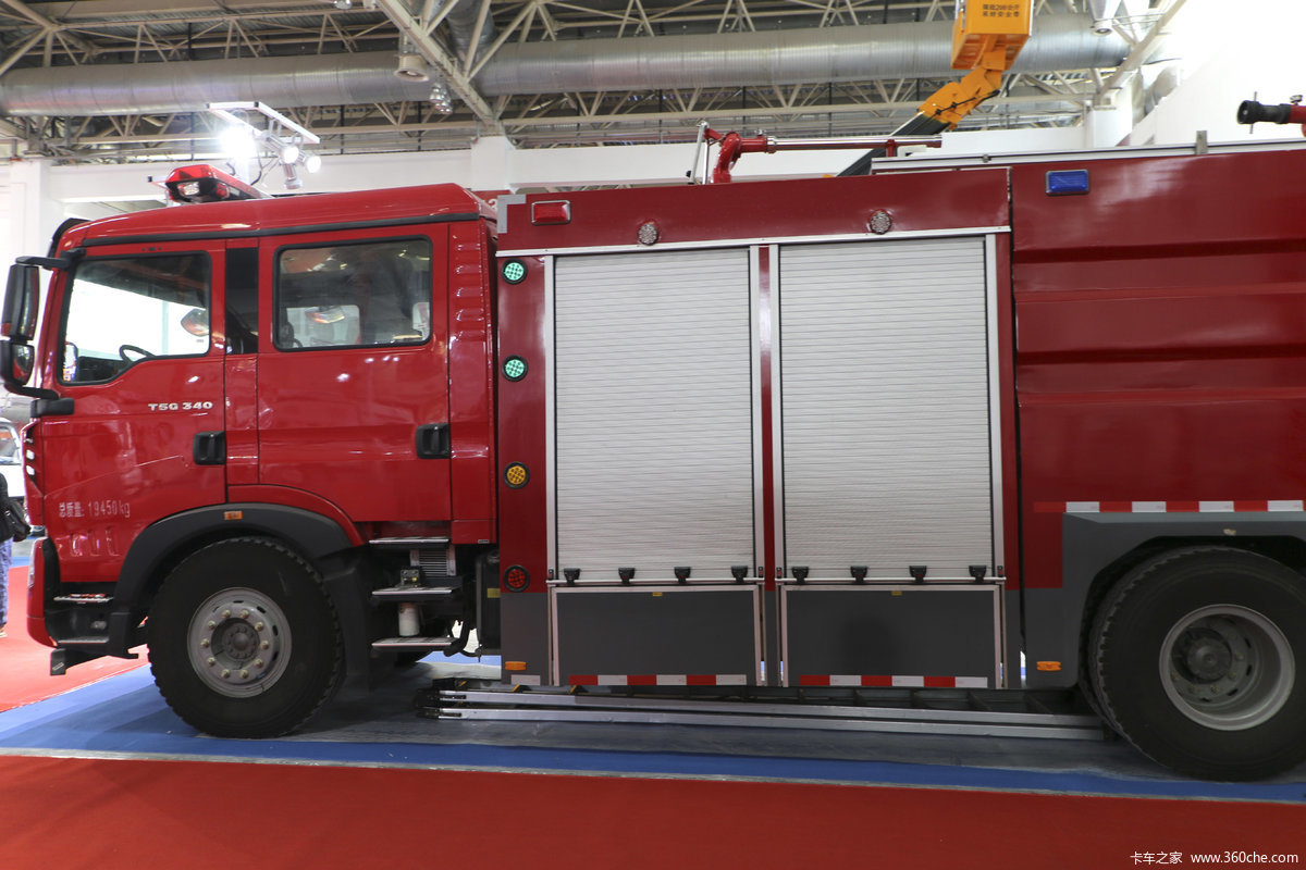 【图】中国重汽 HOWO T5G 340马力 4X2 消防车(江特牌)(JDF5190GXFPM80/Z)_实拍图片_521895_卡车之家