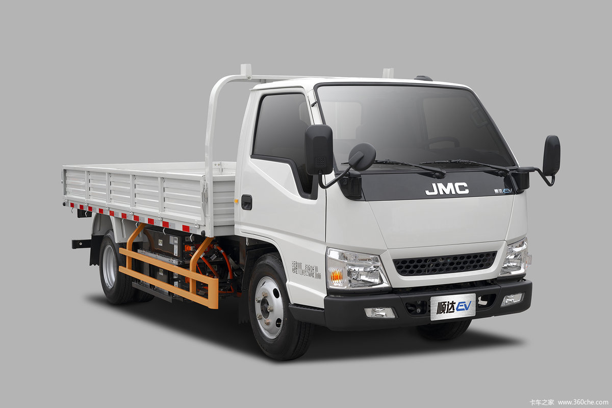 【图】江铃 顺达EV 4.5T 4.155米单排纯电动栏板轻卡(JX1041TG2BEV)89.13kWh_实拍图片_1165203_卡车之家