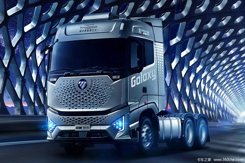 【图】福田 欧曼银河 580马力 6X4 AMT自动挡牵引车(国六)_实拍图片_1208033_卡车之家