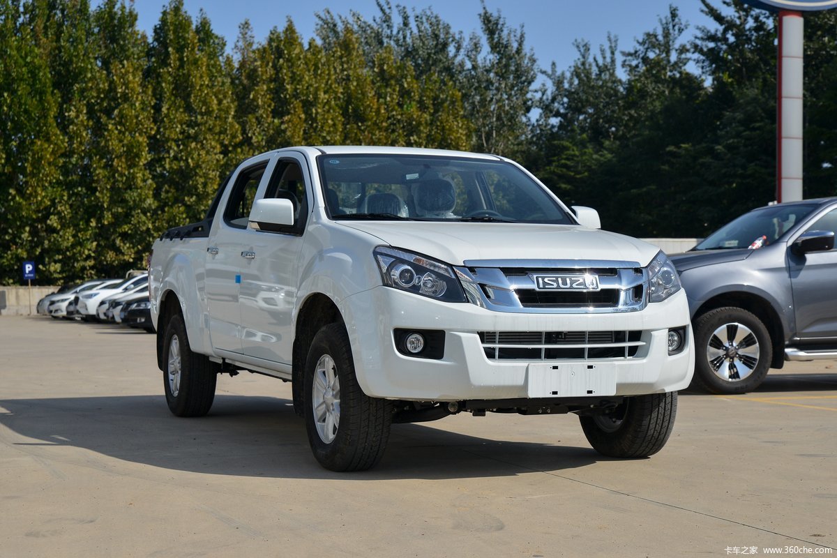 【图】江西五十铃 铃拓 2020款 自动旗舰版 2.5T柴油 150马力 四驱 加长双排皮卡_实拍图片_1260531_卡车之家