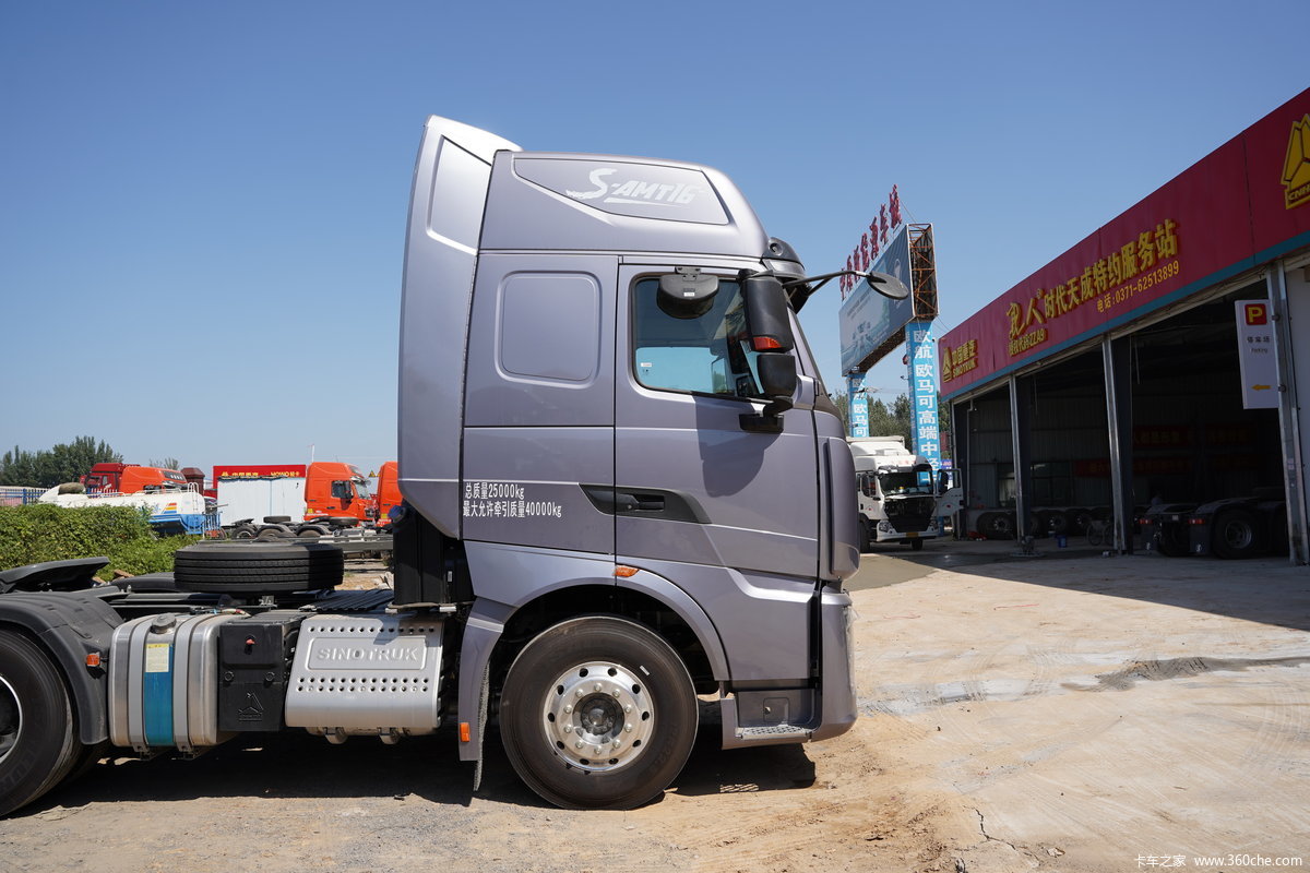 【图】中国重汽 HOWO TH7重卡 510马力 6X4 AMT自动挡牵引车(国六)(ZZ4257V324HF1B)_实拍图片_1266925 ...