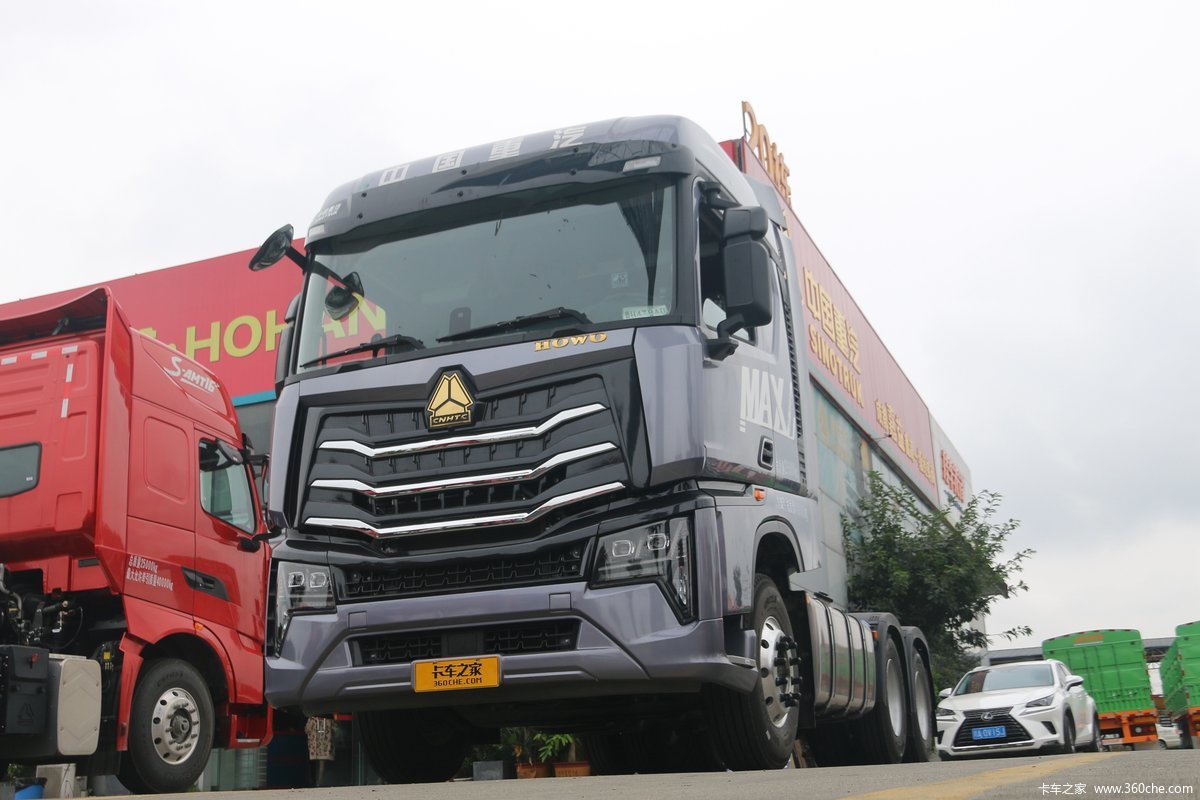 【图】中国重汽 HOWO Max重卡 510马力 6X4牵引车(国六)(灰色)(ZZ4257V344KF1)_实拍图片_1282507_卡车之家