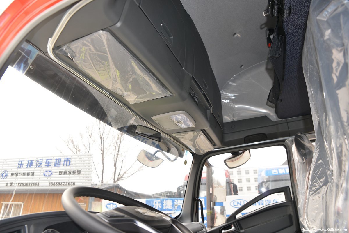 【图】中国重汽HOWO G5X中卡 220马力 6.75米排半厢式载货车(国六)(高顶)(ZZ5187XXYK521DF1)_实拍图片 ...