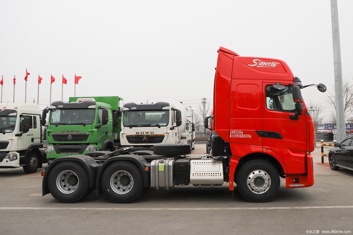 【图】中国重汽 HOWO TH7重卡 寒区版 540马力 6X4 AMT自动挡牵引车(国六)(ZZ4257V324HF1B)_实拍图片 ...