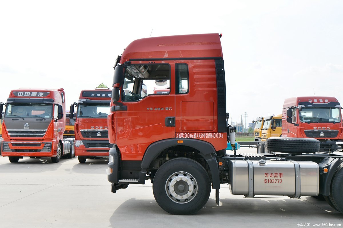 【图】中国重汽 HOWO TX重卡 460马力 6X4 牵引车(国六)(ZZ4257W324GF1)_实拍图片_1437289_卡车之家