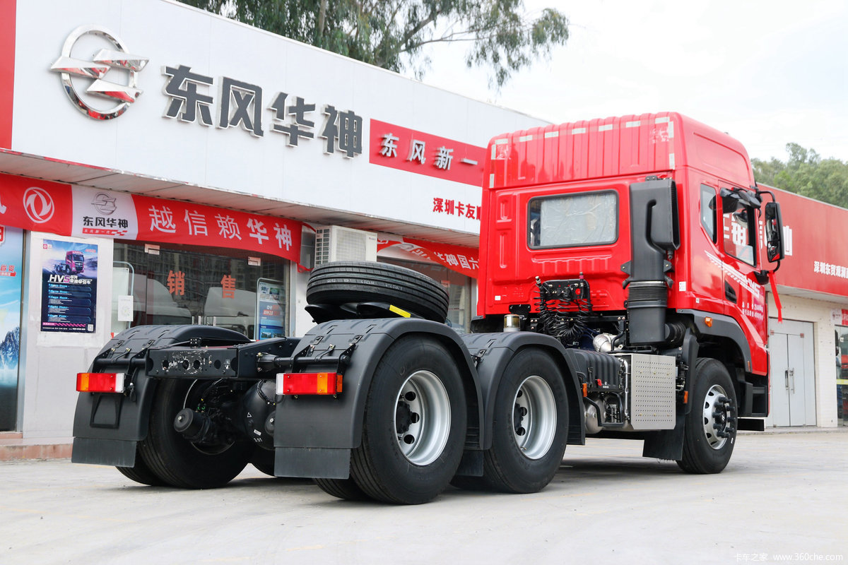 【图】东风华神 HV5 460马力 6X4 牵引车(国六)(EQ4250GL6D)_实拍图片_1440369_卡车之家