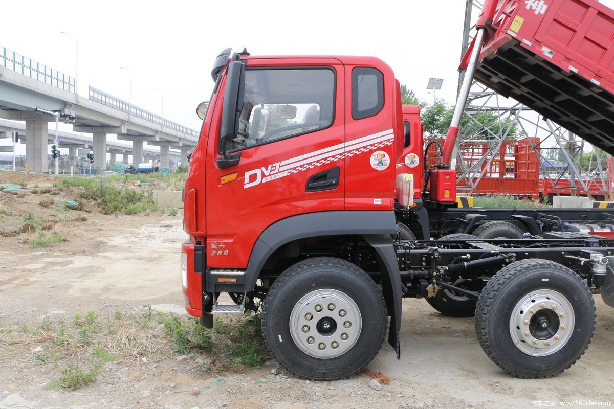 【图】东风华神 DV3 260马力 8X2 6米自卸车(国六)(提升桥)(DFD3316GL6D21)_实拍图片_1440641_卡车之家