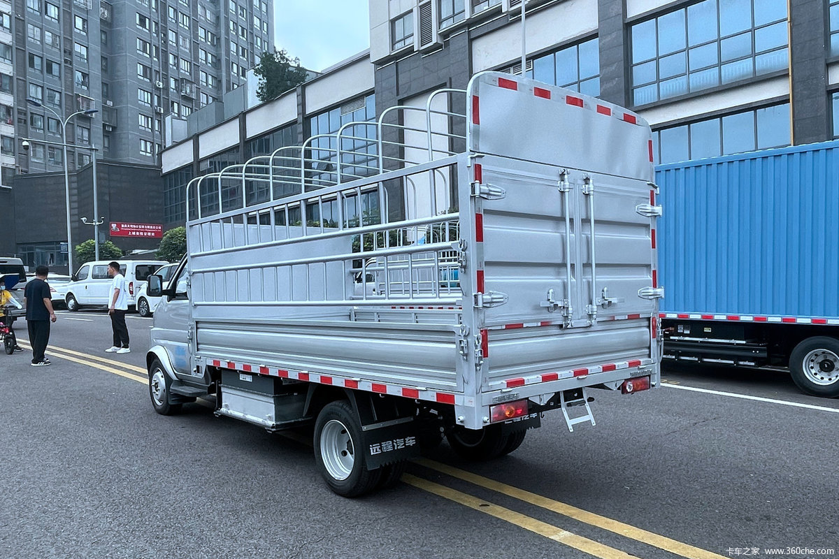 【图】远程 锋锐F3E 3.5T 3.7米单排纯电动仓栅式微卡(JGL5039CCYBEVM1)61.8kWh_实拍图片_1460725_卡车之家