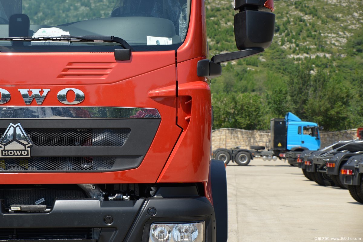 【图】中国重汽 HOWO TX重卡 460马力 6X4 牵引车(国六)(平顶)(ZZ4257V324GF1)_实拍图片_1521833_卡车之家
