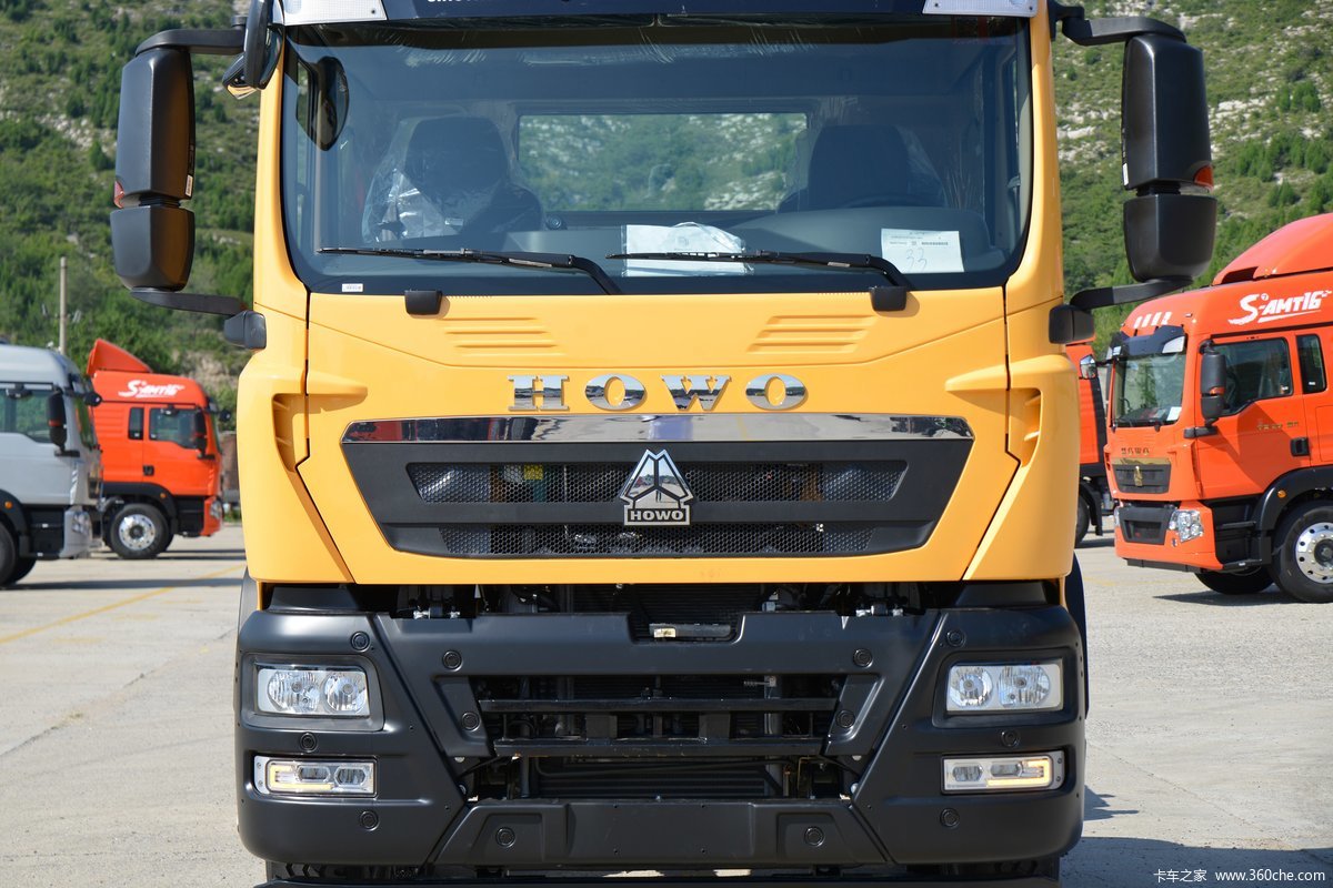 【图】中国重汽 HOWO TX 350马力 6X2 7.8米仓栅式货车(国六)(速比3.7)(ZZ5257CCYN56CGF1)_实拍图片 ...