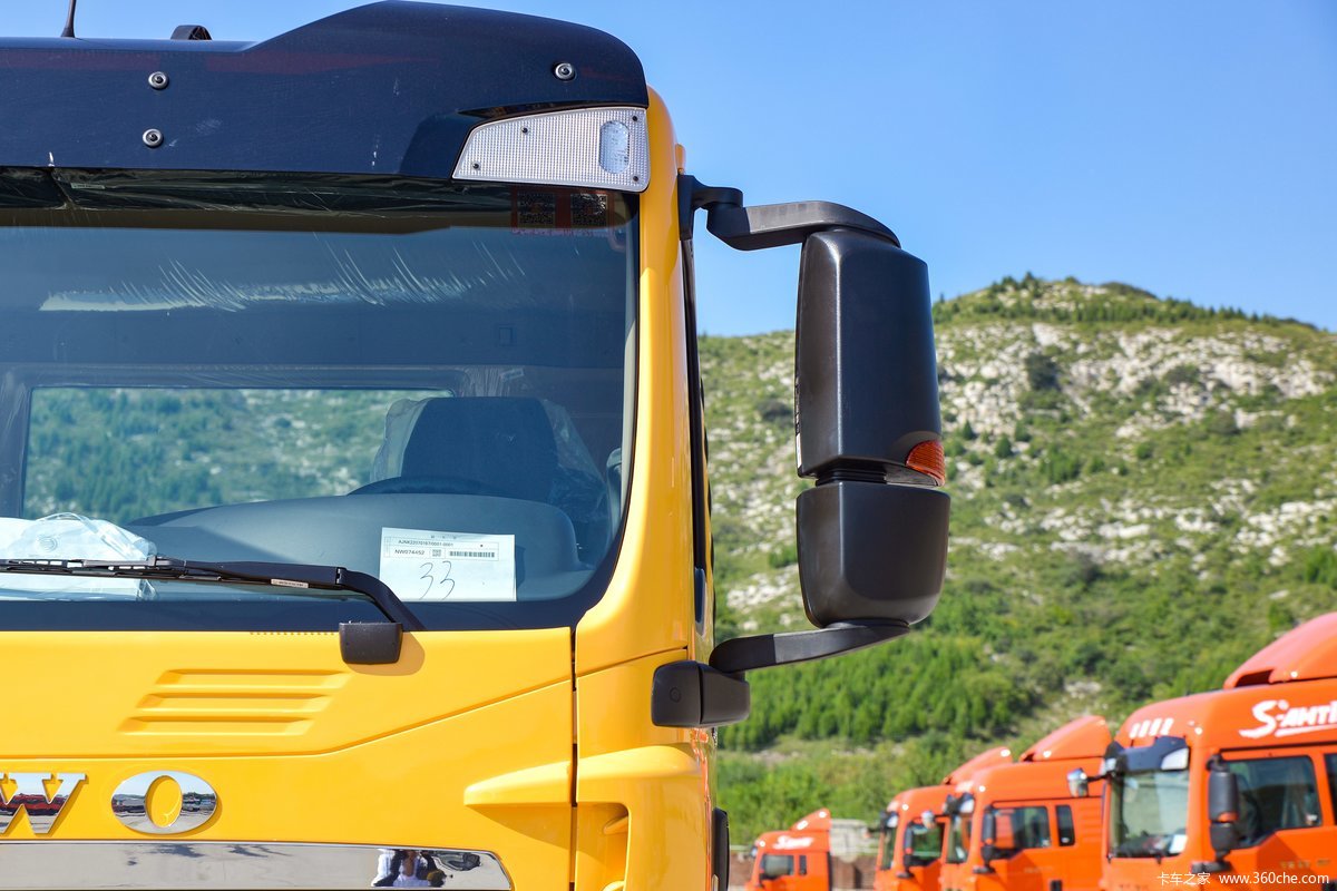 【图】中国重汽 HOWO TX 350马力 6X2 7.8米仓栅式货车(国六)(速比3.7)(ZZ5257CCYN56CGF1)_实拍图片 ...