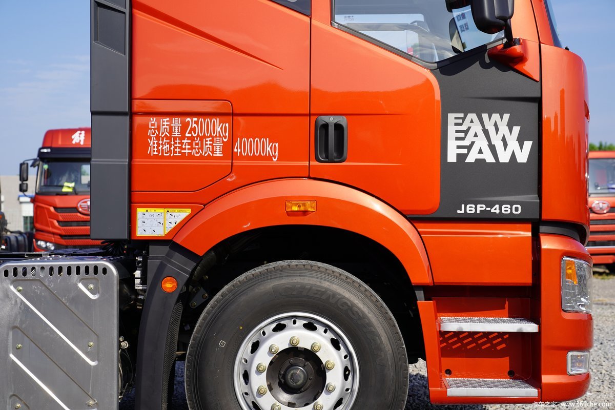 【图】一汽解放 J6P重卡 经典版 460马力 6X4 牵引车(CA4250P66K25T1E6)_实拍图片_1525045_卡车之家