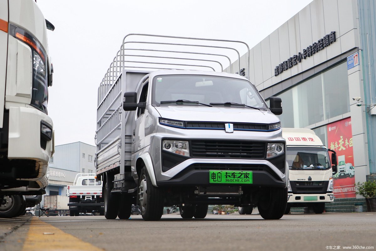 【图】远程 锋锐F3E 舒适版 3.5T 3.7米单排纯电动仓栅式微卡(JGL5037CCYBEVM1)55.7kWh_实拍图片 ...