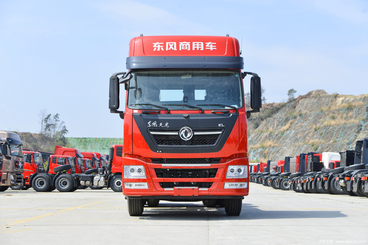 【图】东风商用车 天龙KL重卡 启航版 465马力 6X4 牵引车(国六)(DFH4250D15)_实拍图片_1634746_卡车之家