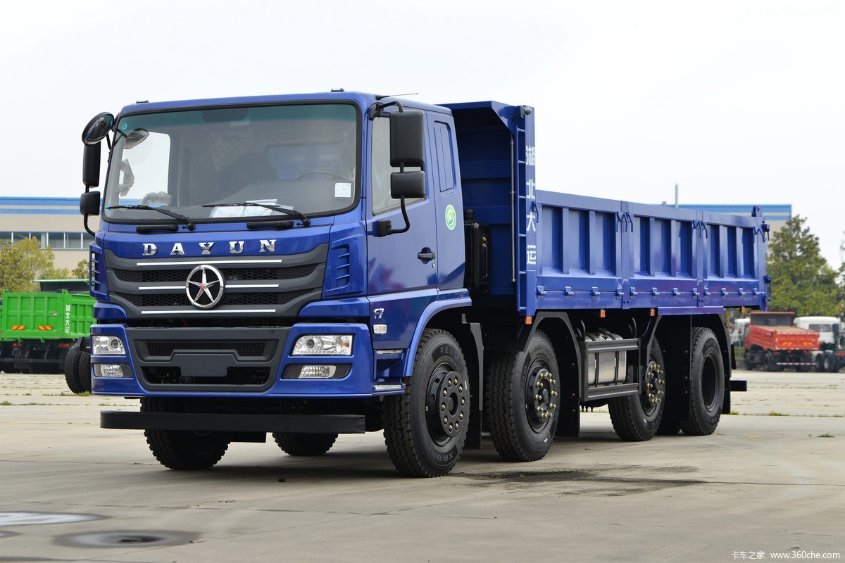 【图】大运 F7重卡 270马力 8X2 6.5米自卸车(国六)(DYQ3313D6EB)_实拍图片_1648855_卡车之家