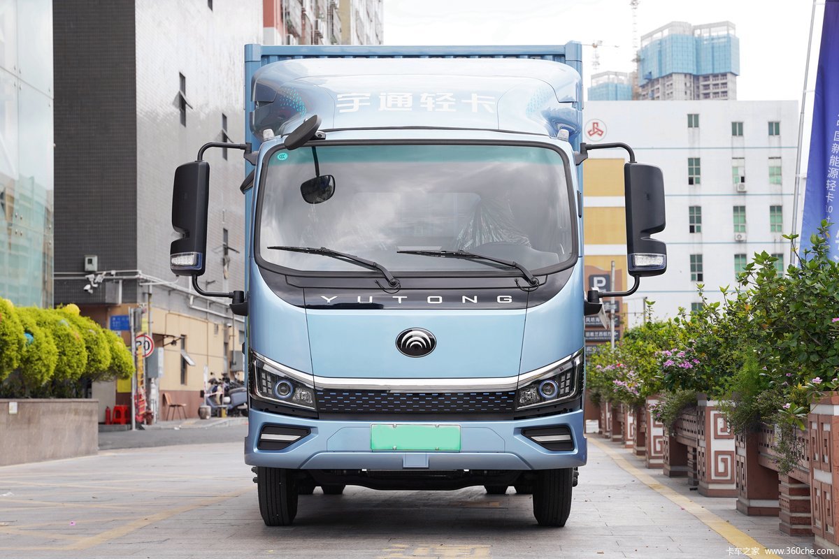 【图】宇通轻卡 4.5T 4.2米单排纯电动厢式轻卡(ZKH5045XXYBEV1)100.46kWh_实拍图片_1660609_卡车之家