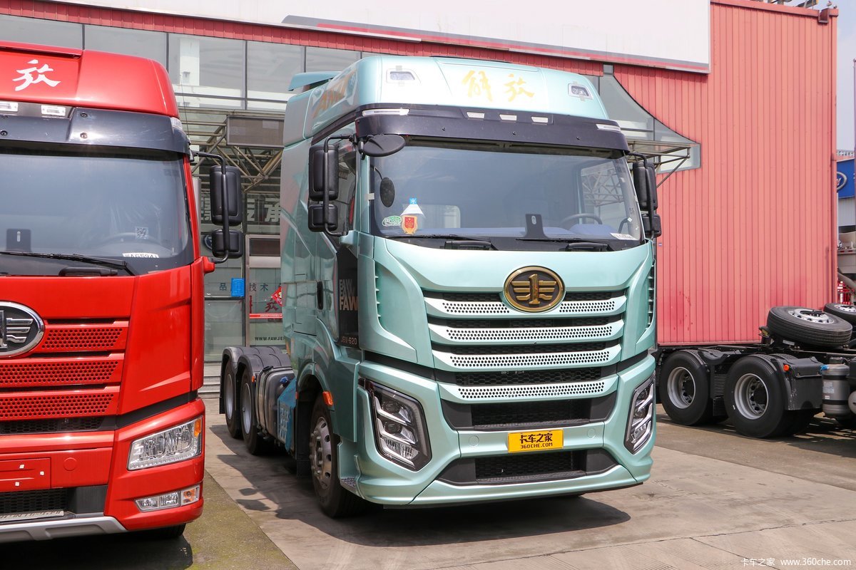 【图】一汽解放 J6V重卡 领航版 620马力 6X4 AMT自动档牵引车(液缓)(CA4250P66K33T1AE6)_实拍图片_1687186_卡车之家