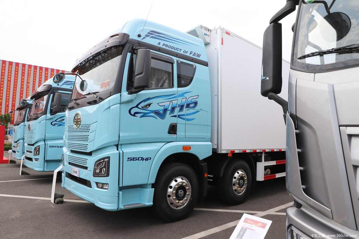 【图】青岛解放 JH6 智尊版 四季款 560马力 8X4 9.5米AMT自动档冷藏车(CA5320XLCP25K2L7T4E6A80)_实拍图片_1688211_卡车之家