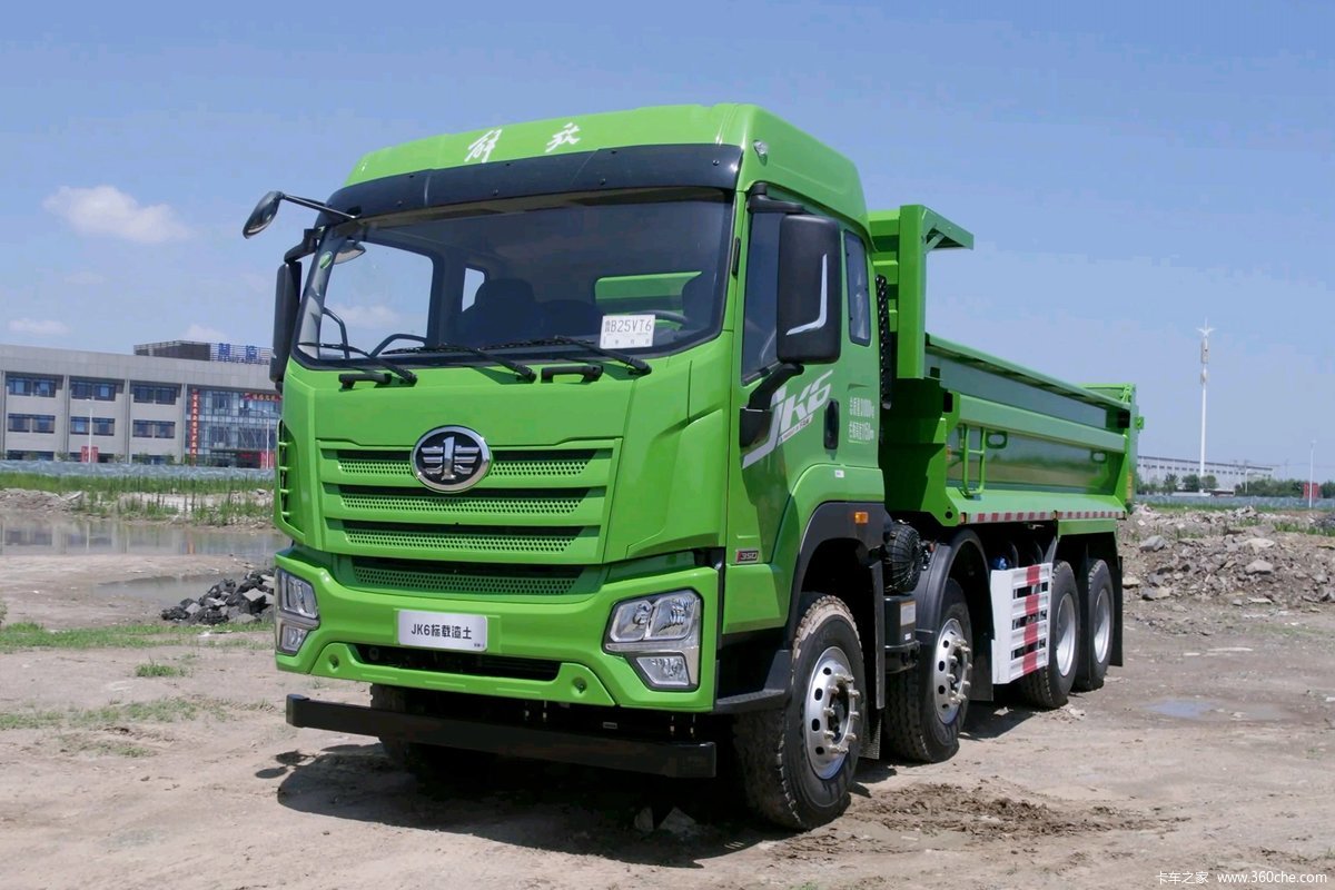 【图】青岛解放 JK6 标准版 350马力 8X4 自卸车(CA3311P28K15L4T4E6A80)_实拍图片_1702931_卡车之家