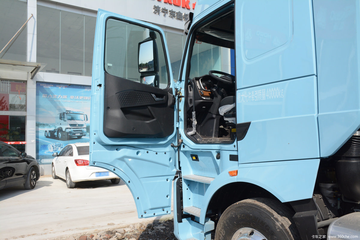 【图】中国重汽 HOWO TH7重卡 570马力 6X4 AMT自动挡牵引车(国六)(ZZ4257V324HF1B)_实拍图片_1748701 ...