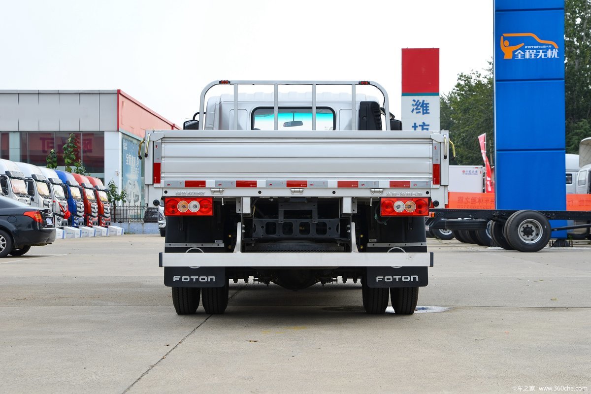 【图】福田 欧马可S3 160马力 4.17米单排栏板轻卡(BJ1048V9JEA-FM3)_实拍图片_1753244_卡车之家