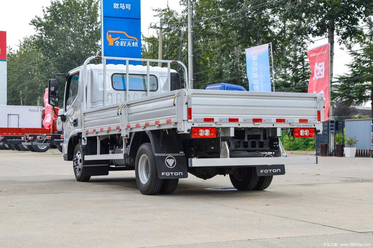 【图】福田 欧马可S3 160马力 4.17米单排栏板轻卡(BJ1048V9JEA-FM3)_实拍图片_1753244_卡车之家