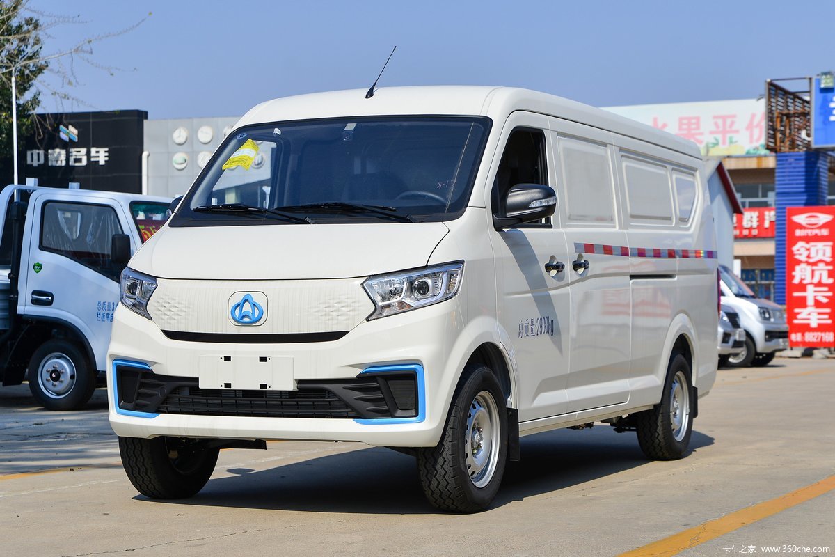 【图】长安跨越 跨越星V7EV 智享型 2.9T 2座 4.8米纯电动厢式运输车(对开门)38.64kWh_实拍图片_1754134_卡车之家
