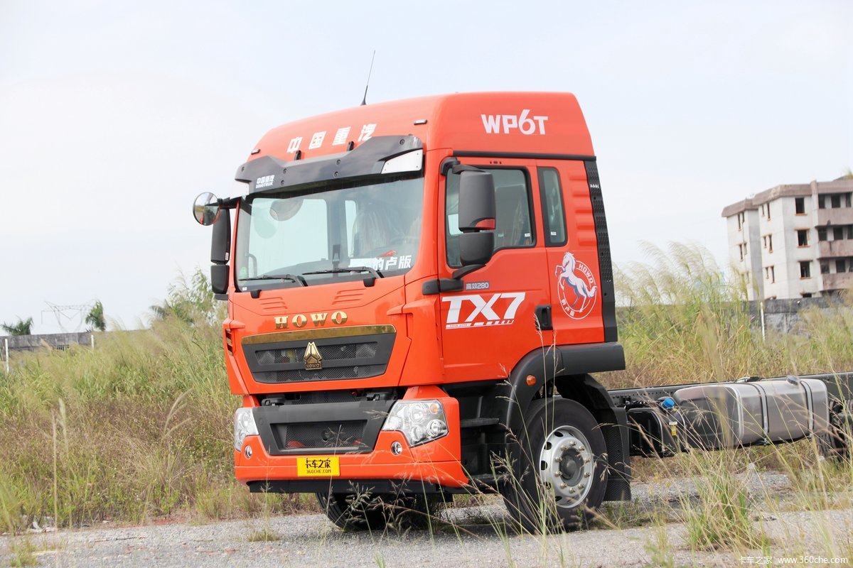 【图】中国重汽 HOWO TX7 的卢版 280马力 4X2 9.6米厢式载货车(ZZ5187XXYK711GF1)_实拍图片_1809794 ...