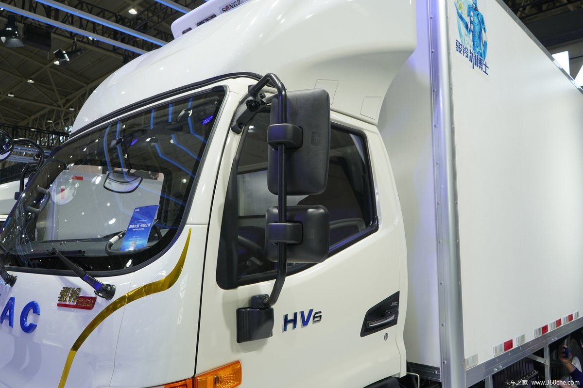 【图】江淮 骏铃HV6 4.5T 4.015米插电式混合动力冷藏车(HFC5041XLCPHEV2Q)15.55kWh_实拍图片 ...