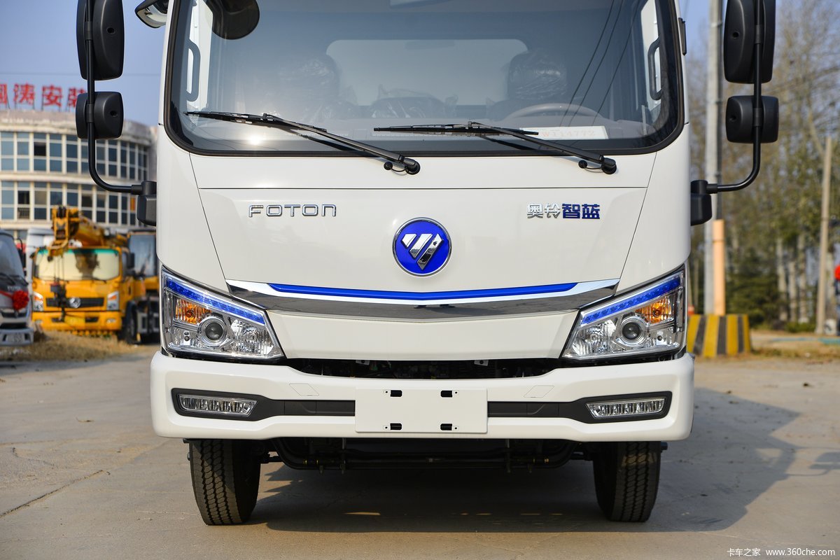 【图】福田奥铃 智蓝EL 4.5T 4.14米单排纯电动厢式轻卡81.14kWh_实拍图片_1812358_卡车之家