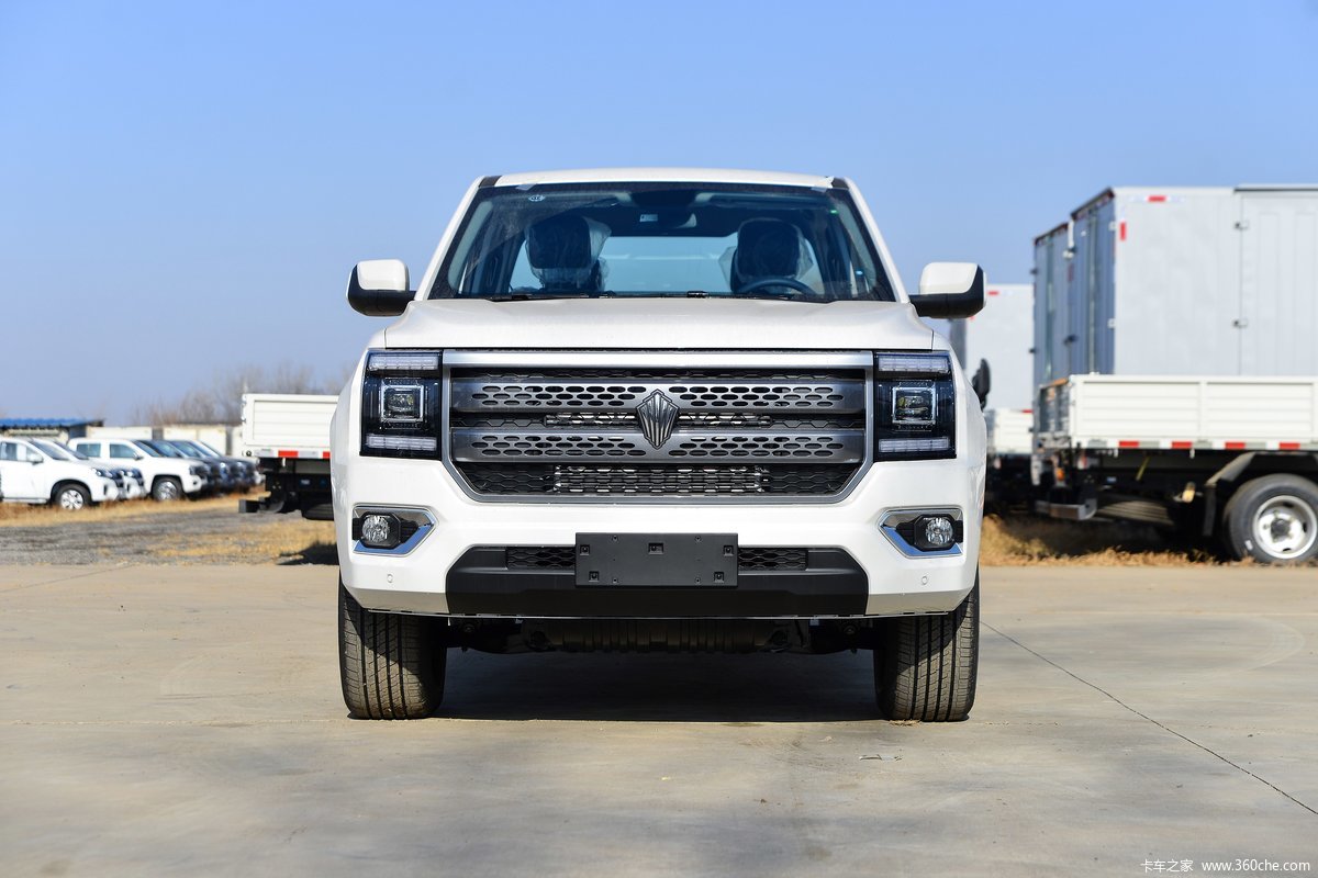 【图】江铃 大道 全能者 舒享款 2.3T柴油 177马力 自动四驱 长轴双排皮卡_实拍图片_1828676_卡车之家