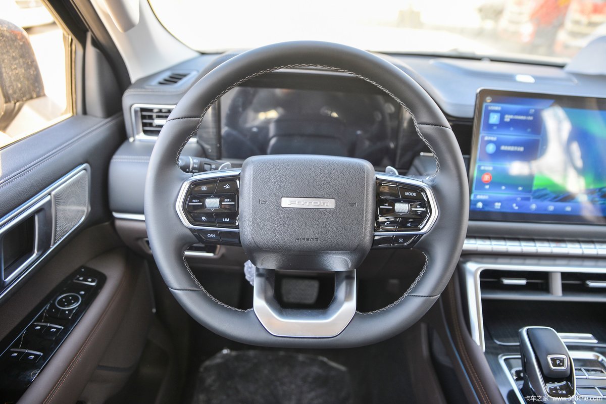 【图】福田 火星9 2023款 尊享型 2.0T柴油 163马力 自动四驱 标轴双排皮卡_实拍图片_1833351_卡车之家