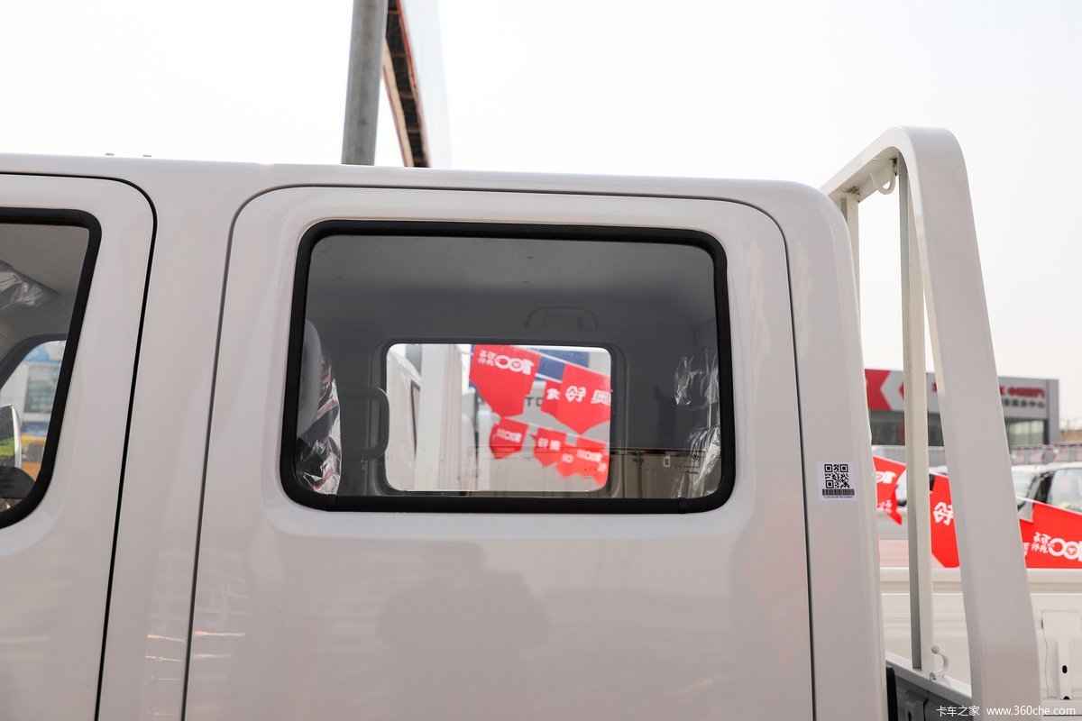 【图】福田 奥铃V卡 1.6L 122马力 汽油 2.7米双排栏板小卡(BJ1031V4AV5-AA1)_实拍图片_1839906_卡车之家