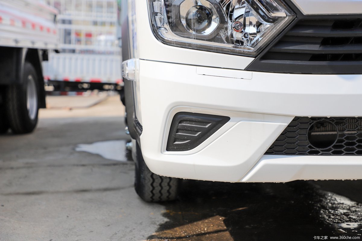 【图】福田 奥铃V卡 1.6L 122马力 汽油 2.7米双排栏板小卡(BJ1031V4AV5-AA1)_实拍图片_1839906_卡车之家