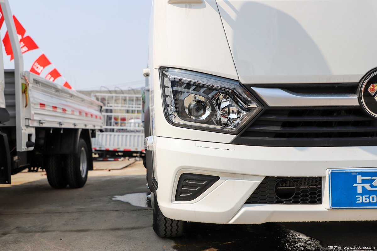 【图】福田 奥铃V卡 1.6L 122马力 汽油 2.7米双排栏板小卡(BJ1031V4AV5-AA1)_实拍图片_1839906_卡车之家