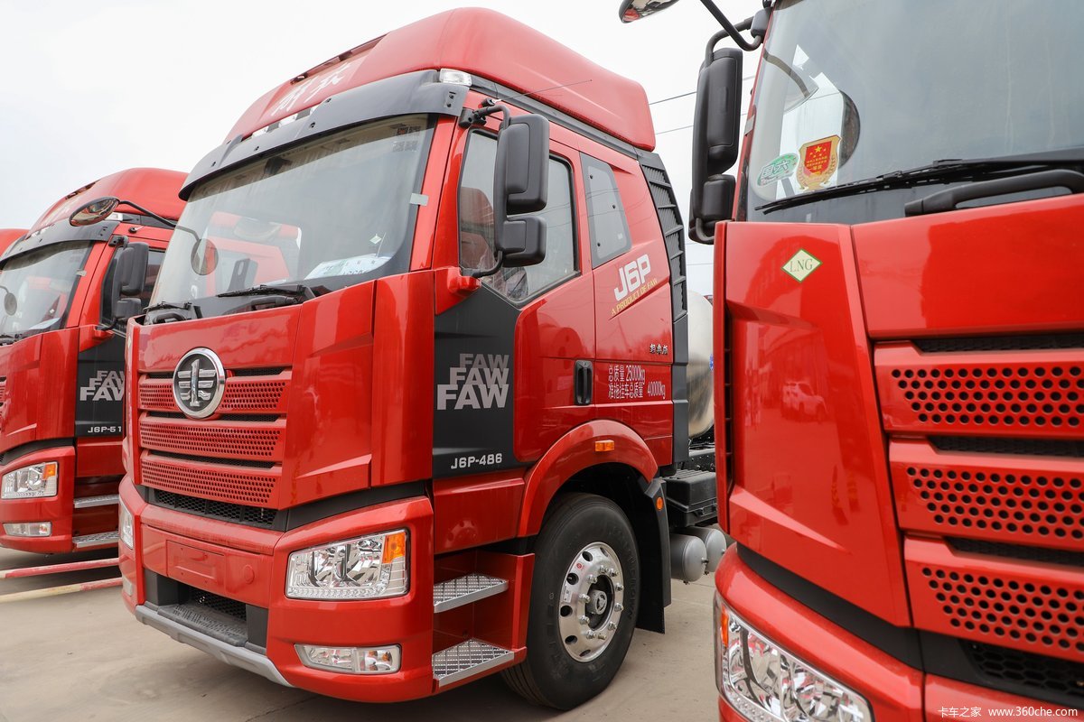 【图】一汽解放 J6P 经典版 480马力 6X4 LNG牵引车(CA4250P66M25T1E6)_实拍图片_1848210_卡车之家