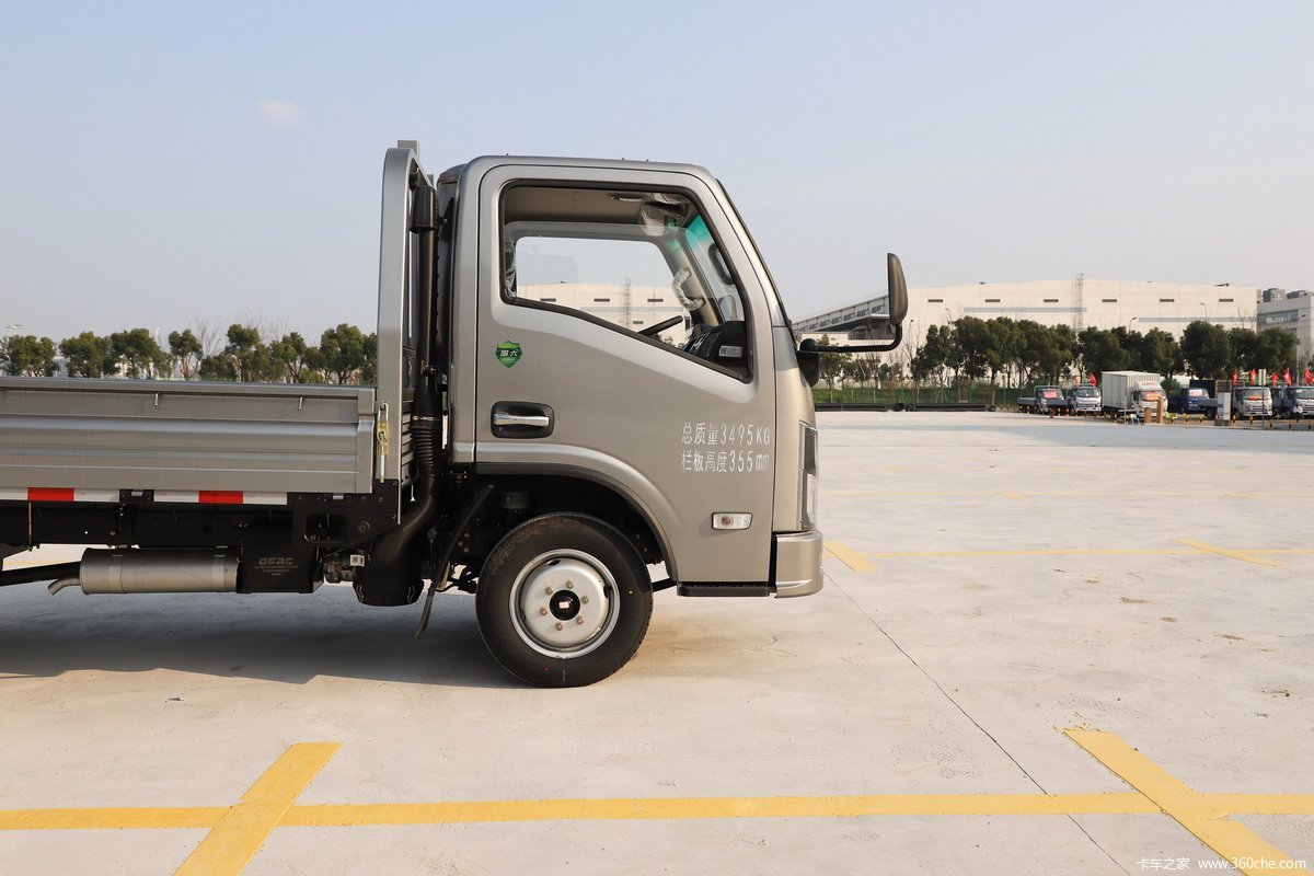 【图】东风福瑞卡 福小瑞M5Q 1.6L 120马力 汽油 3.8米单排栏板微卡(灰色)(EQ1039S3EDF)_实拍图片_1853208_卡车之家