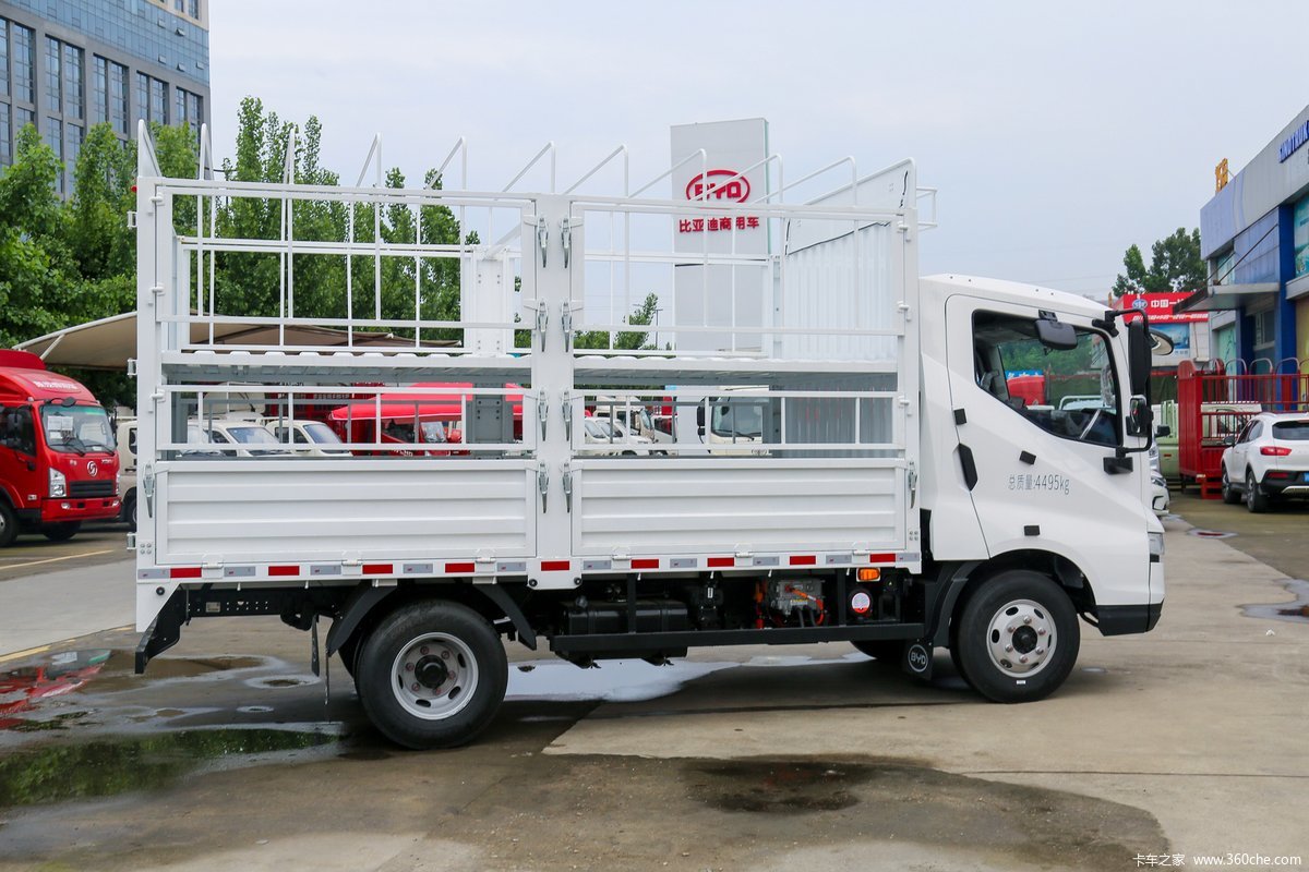 【图】比亚迪T5DM 创富版 4.5T 4.03米单排插电式增程混合动力仓栅式轻卡(BYD5040CCYHEV1)18.3kWh_实拍图片 ...