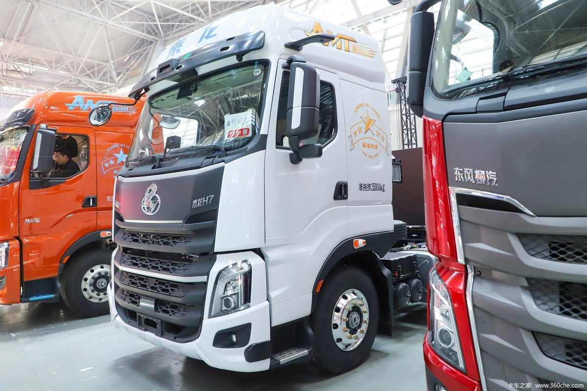 【图】东风柳汽 乘龙H7重卡 480马力 4X2 AMT自动档牵引车(东康12L)(LZ4180H7AC1)_实拍图片_1906295_卡车之家