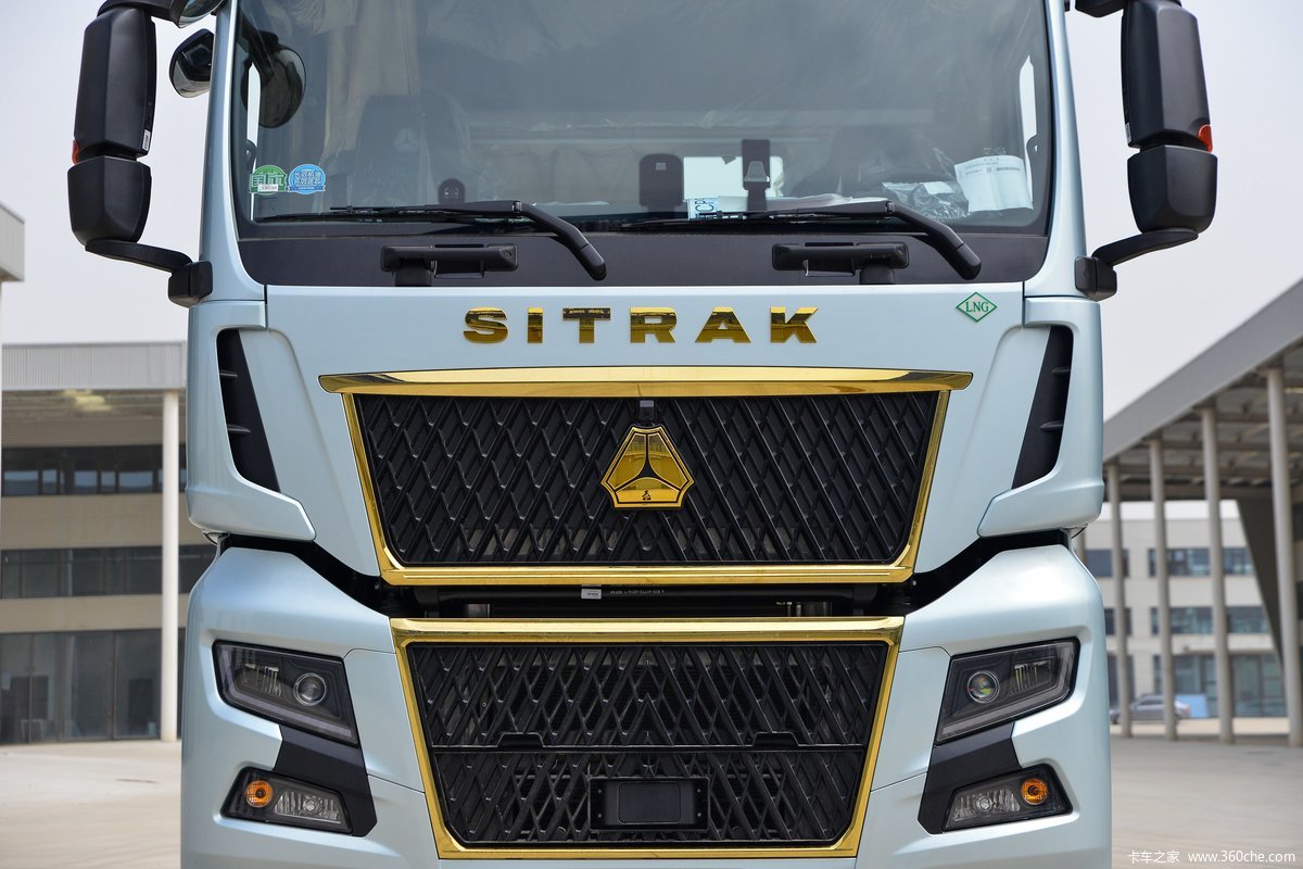 【图】中国重汽 汕德卡SITRAK G7H重卡 590马力 6X4 LNG自动档牵引车(ZZ4256V384HF1LB)_实拍图片 ...