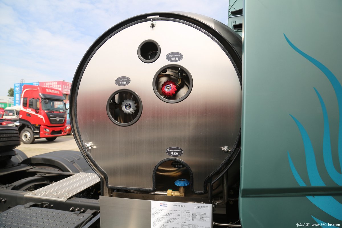 【图】东风商用车 天龙旗舰GX 580马力 6X4 LNG自动档牵引车(液缓)(DFH4250DX13)_实拍图片_1942103_卡车之家
