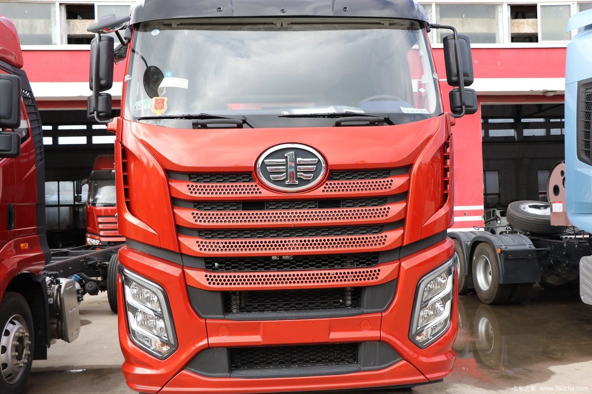 【图】一汽解放 J6V 精英版 350马力 6X2 9.65米栏板载货车(一汽解放12档)(CA1250P66K1L6T3E6)_实拍图片_1975685_卡车之家