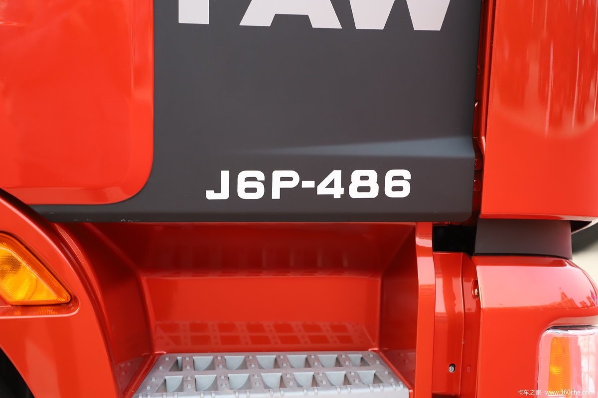 【图】一汽解放 J6P 经典版 480马力 6X4 LNG牵引车(子车)(CA4180P66K1E6)_实拍图片_2017950_卡车之家